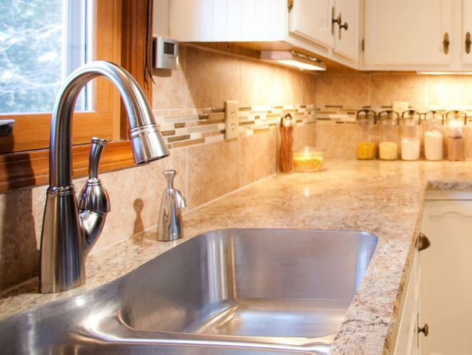 Peach Red Granite Countertop - Quartz Countertops | International ...